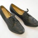 vintage classic black granny shoes 8M by smallandmousey on Etsy