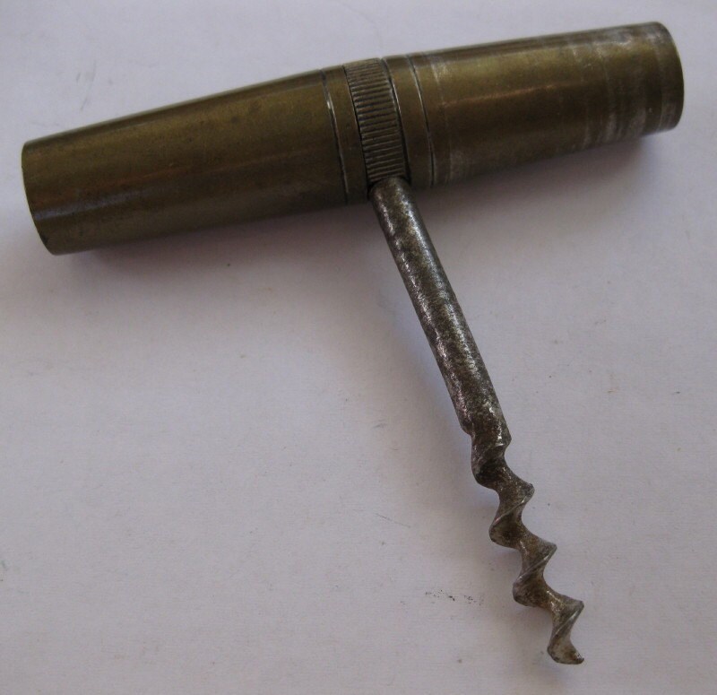 Vintage Antique German Pocket Tool Kit Screwdriver Corkscrew