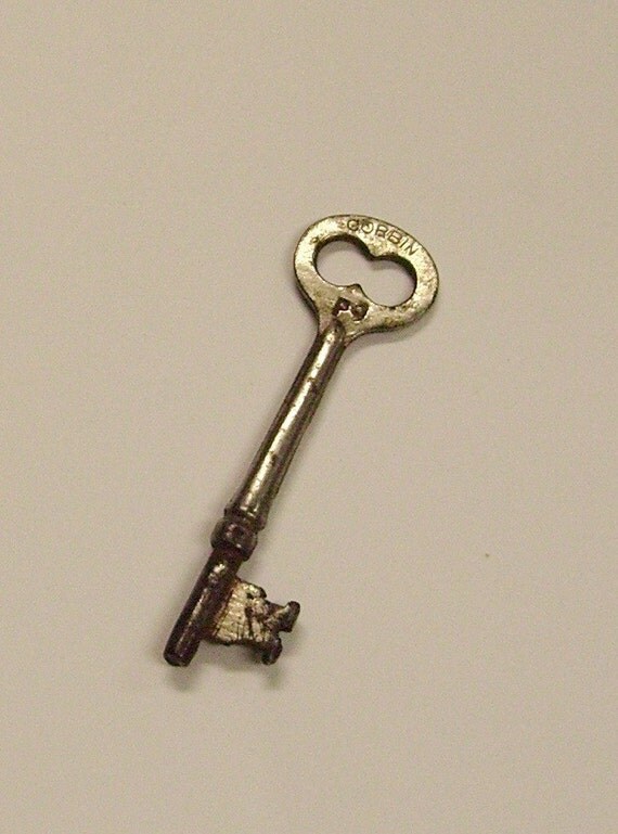 Vintage Antique Corbin Skeleton Key P9 Corbin by timepassages