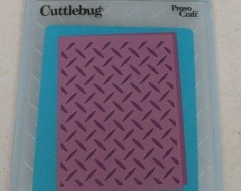 Provo Craft CuttleBug Embossing Folder, Diamond Plate