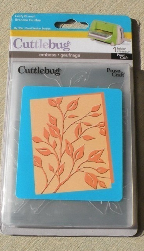 Provo Craft Cuttlebug Embossing Folders Leafy Branch