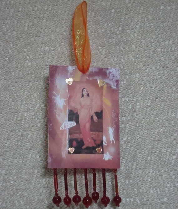 Ushas Hindu Goddess of the Dawn Altered Art Card ACEO