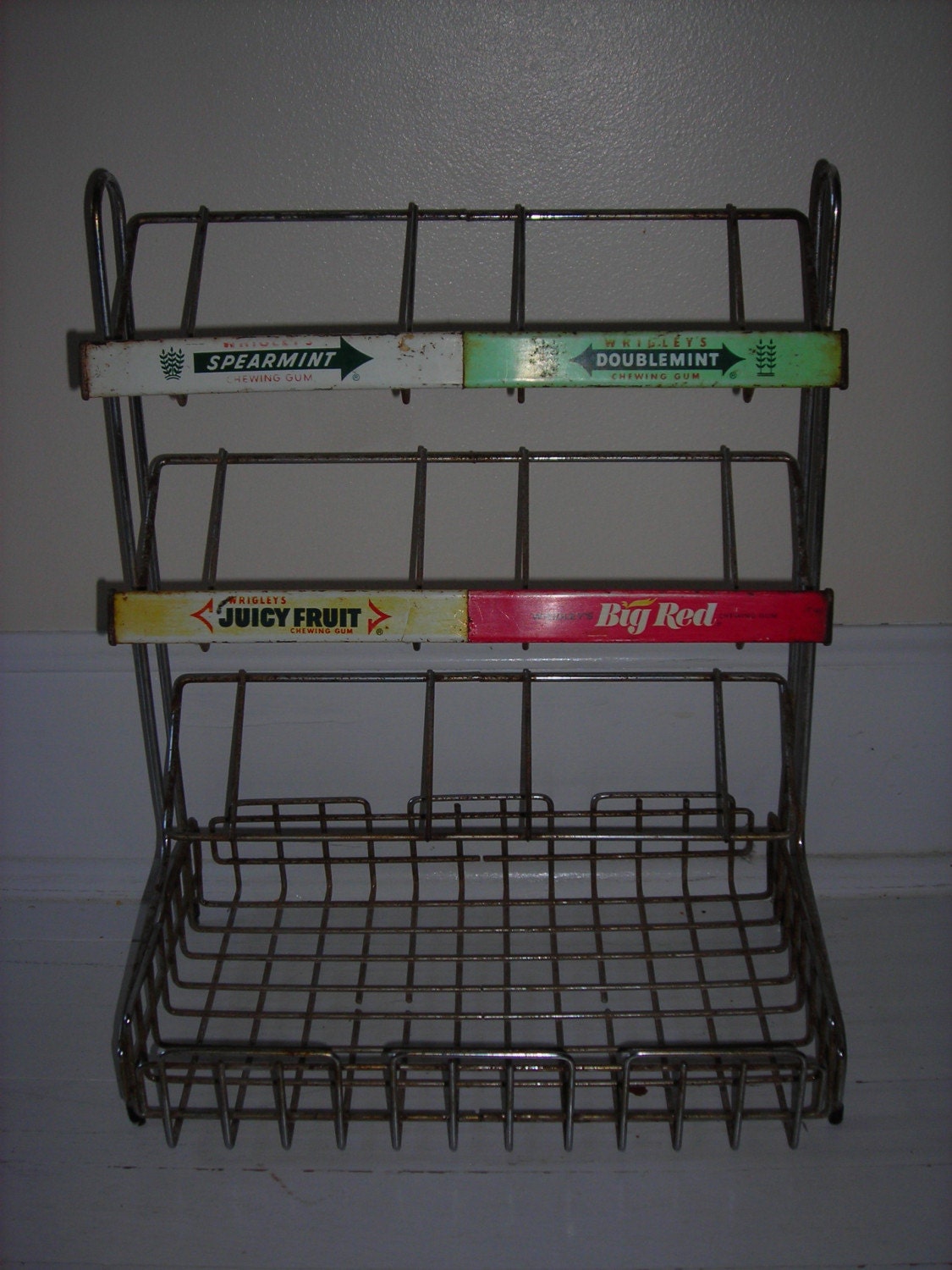 SALE Vintage Metal Display Rack Wrigley's Gum