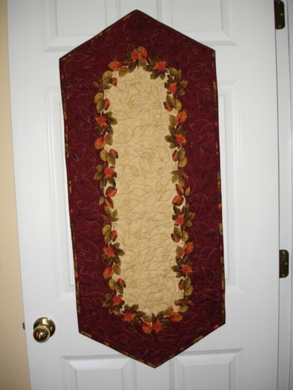 Border Print Table Runner