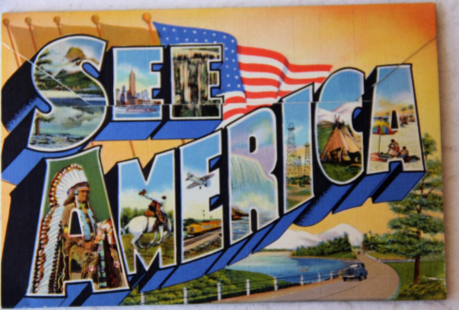 Vintage American Scenic Postcards