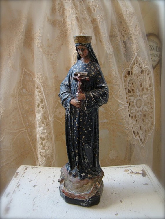 French Madonna Statue Our Lady of Pontmain