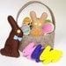 Felt Food Easter Basket PDF DIY Pattern