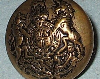 Items similar to 5 Crown Buttons Military British Made Gaunt London ...