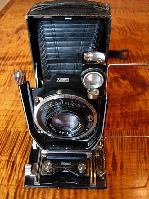 Kodak Compur Folding Bellows Camera German Vintage
