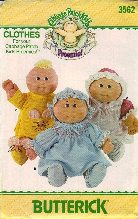 Cabbage Patch Preemie Doll Clothes Patterns - backupertones