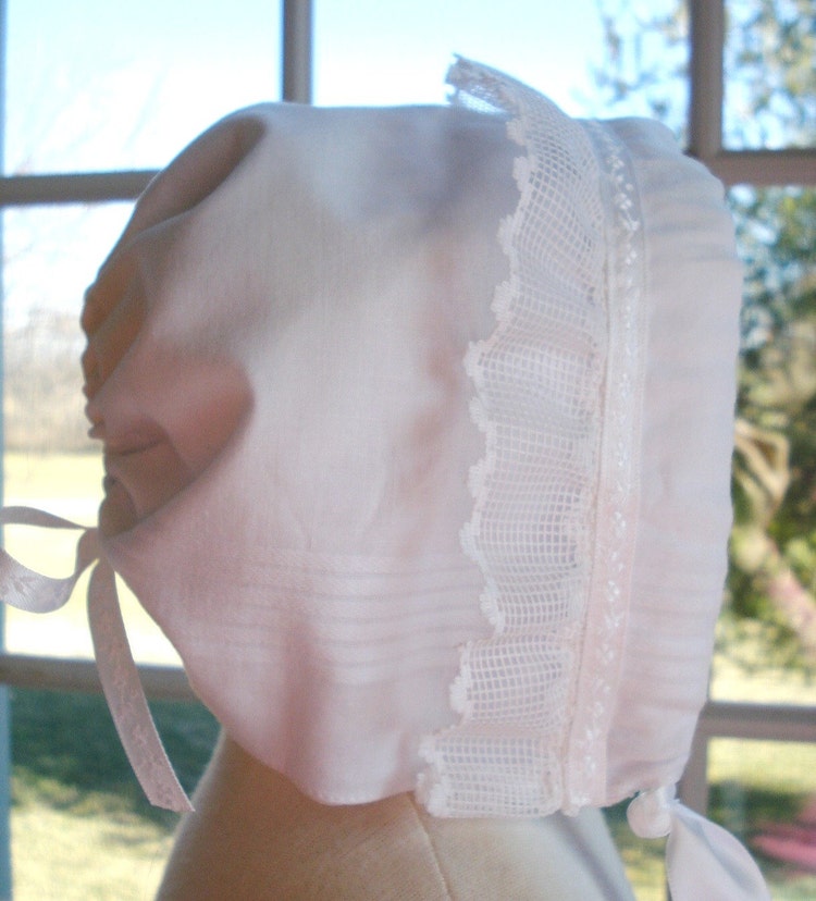 Adjustable Knot Baby Bonnet Sewing Pattern by preciouspatterns