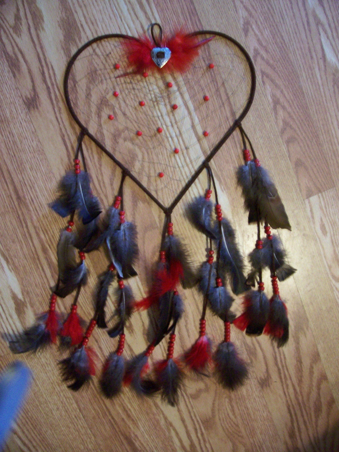 Heart Shaped Dream catcher CHOCOLATE CHERRY PERFECT GIFT