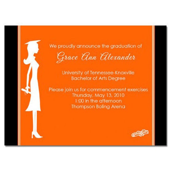 University Of Tennessee College Graduation Annoucements