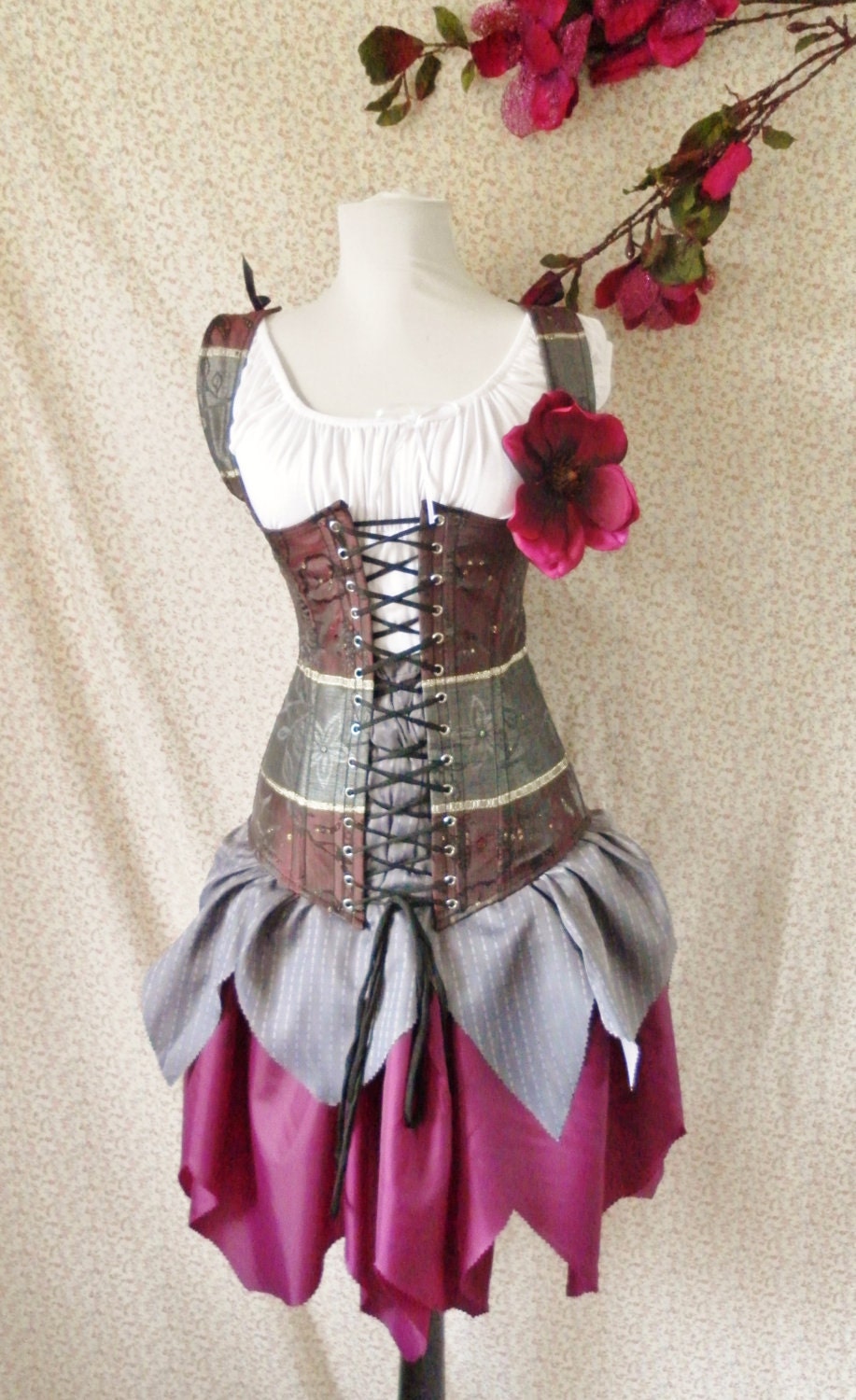 40 DOLLARS OFF Woodland Fairy Corset For A 32-34 Inch Natural