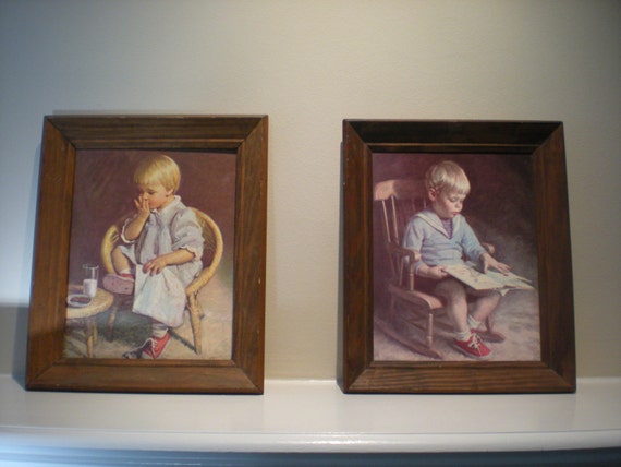 sweet Vintage J. Ingwersen Prints Gary and Gretchen