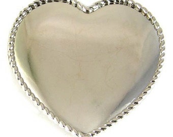 Heart belt buckle | Etsy