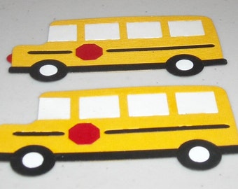 School bus die cut | Etsy