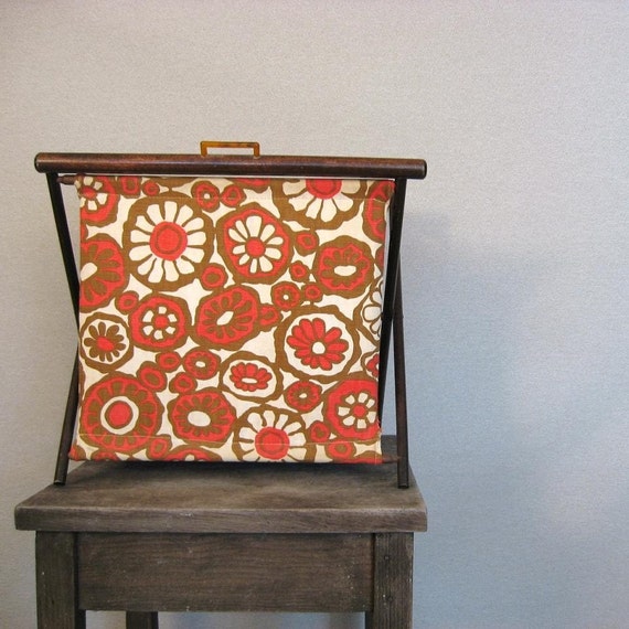 Vintage BOHEMIAN Craft and Sewing Caddy