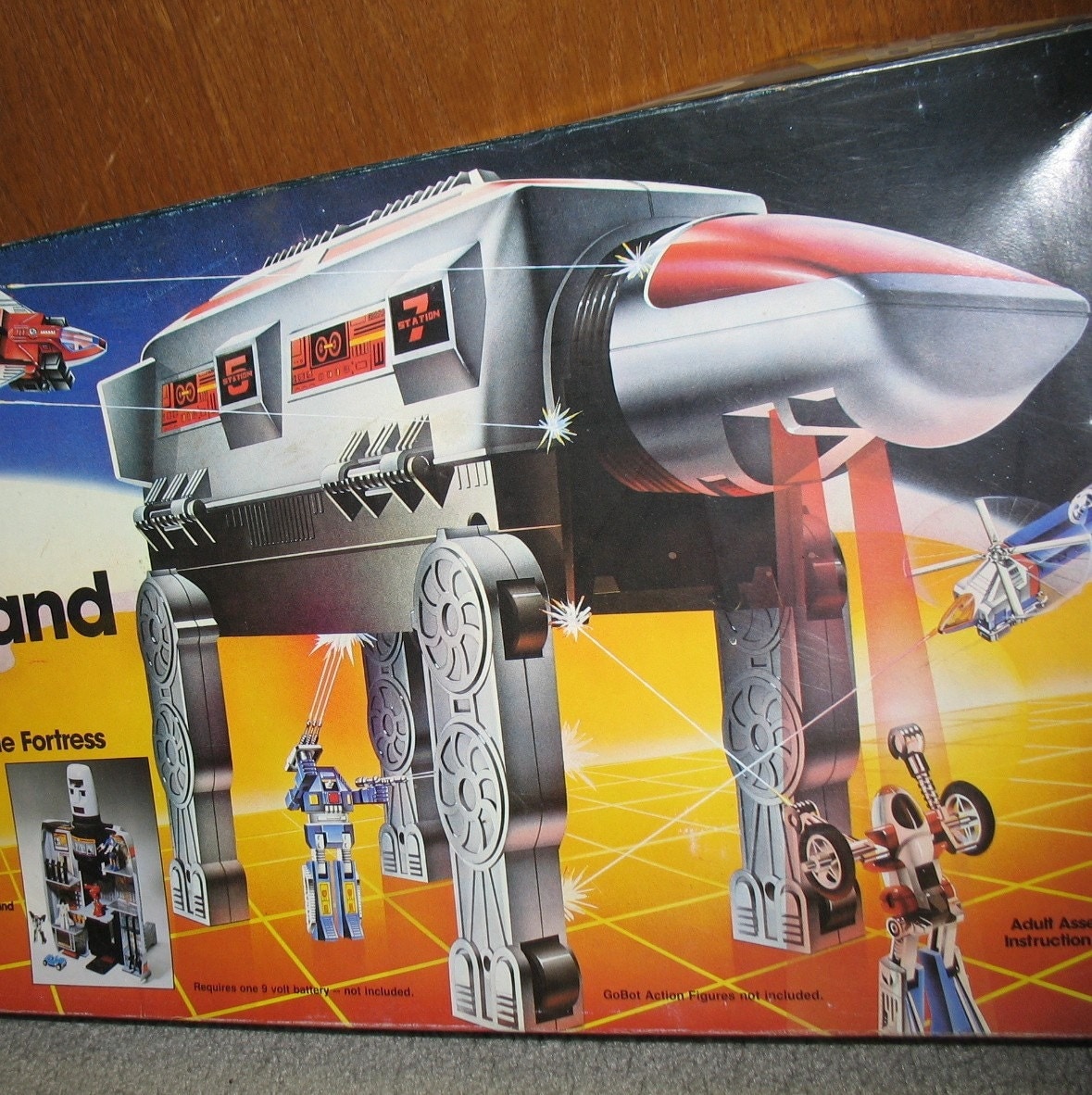 1984 Go Bots GoBots Command Center Mobile Fortress Robot New