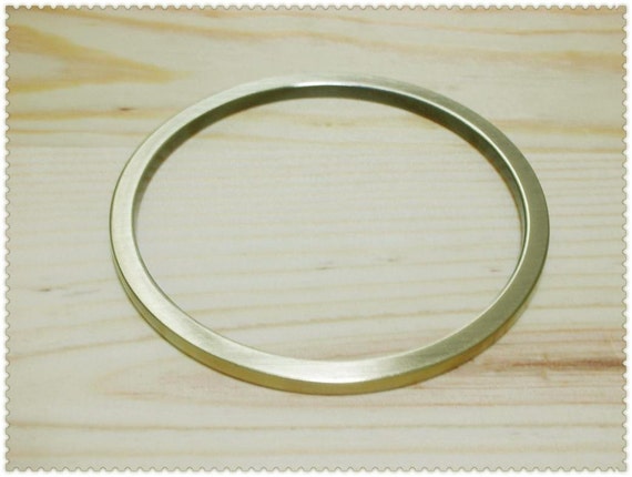 3 inch inner diameter Cast Solid Brass Round Ring by 3DANsupplies