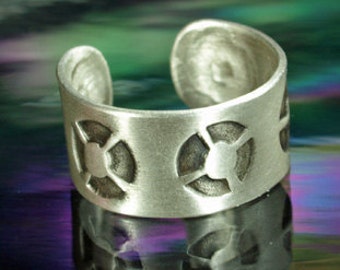 Ear Cuff Wolf-Dog Tracks by silvermason on Etsy