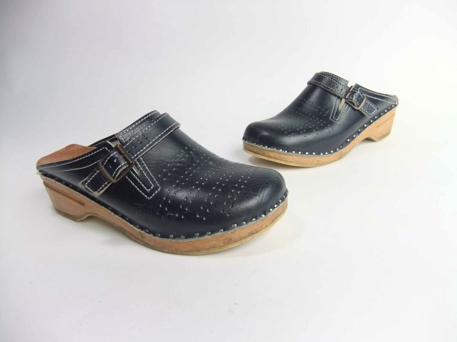 Vintage 1970s Clogs // The Swiss Miss Clog by Bastad-Originals