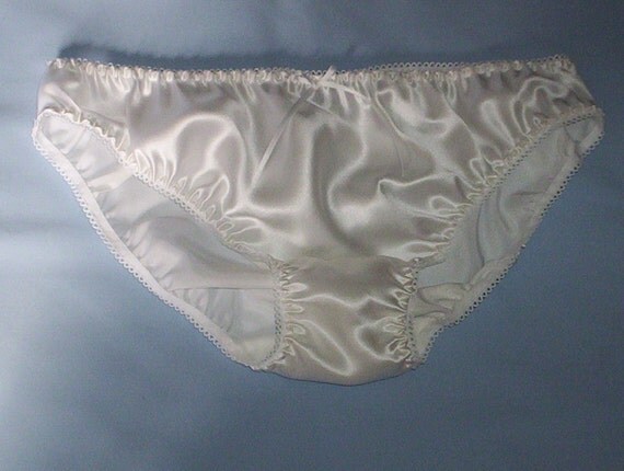 White 100 Silk Satin Hipster Panties In Uk Sizes 8 20