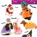 DOG Halloween Costume Sewing Pattern Pumpkin Hot Dog Witch