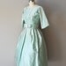 60s dress / 1960s party dress / Fresh Mint dress