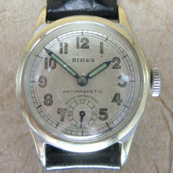 Collectible Vintage Birks 15 Jewel Wrist Watch Circa 1940
