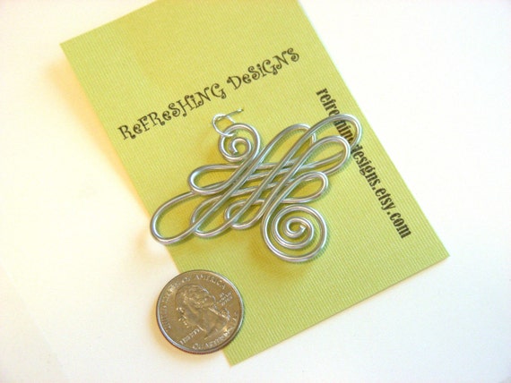 Celtic Renaissance Wire Work Pendant Choose by RefreshingDesigns