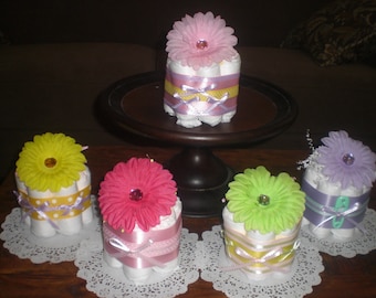 Mini diaper cakes | Etsy