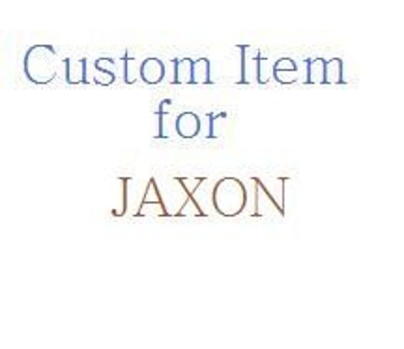 Custom Wall Letters for Jaxon