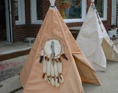 Items similar to Children's Heavy Fabric Teepee cover indoor outdoor ...