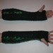 Scalemail Armor Gauntlets knitted Dragonhide by Crystalsidyll