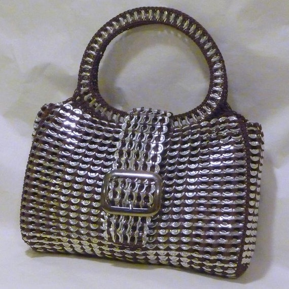 Diy Crochet Pop Tab Flower Purse Free Pattern | Ahoy Comics