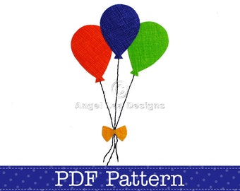 Aeroplane Applique Template Airplane Aircraft by AngelLeaDesigns