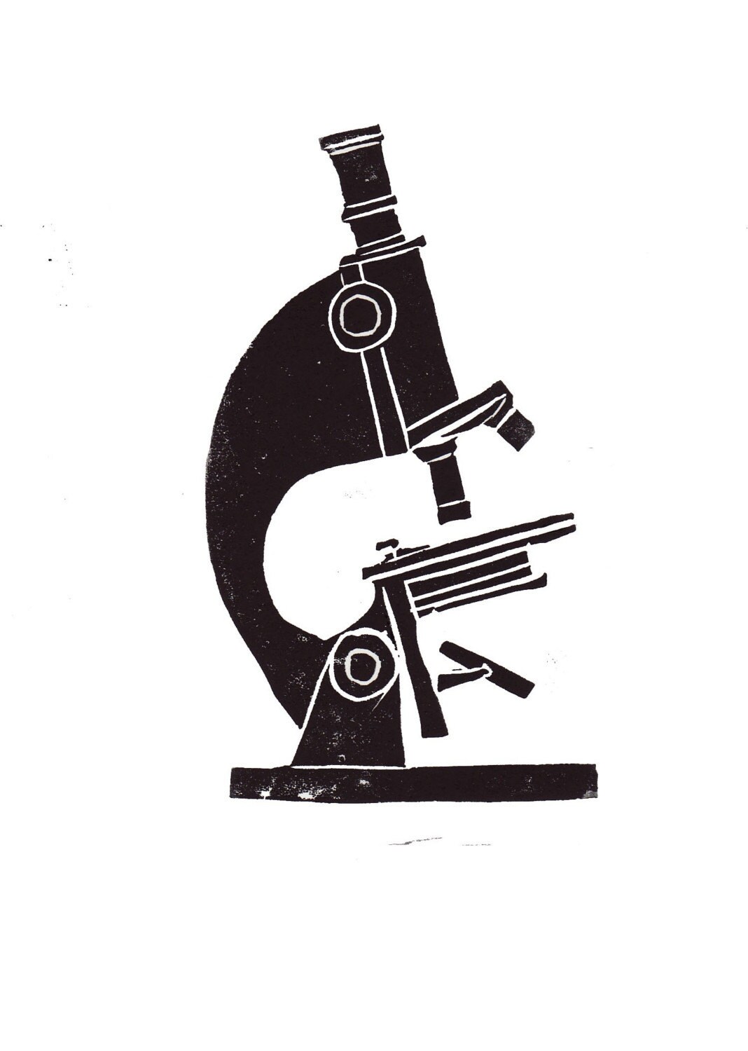 Microscope print by pinestreetmakery on Etsy