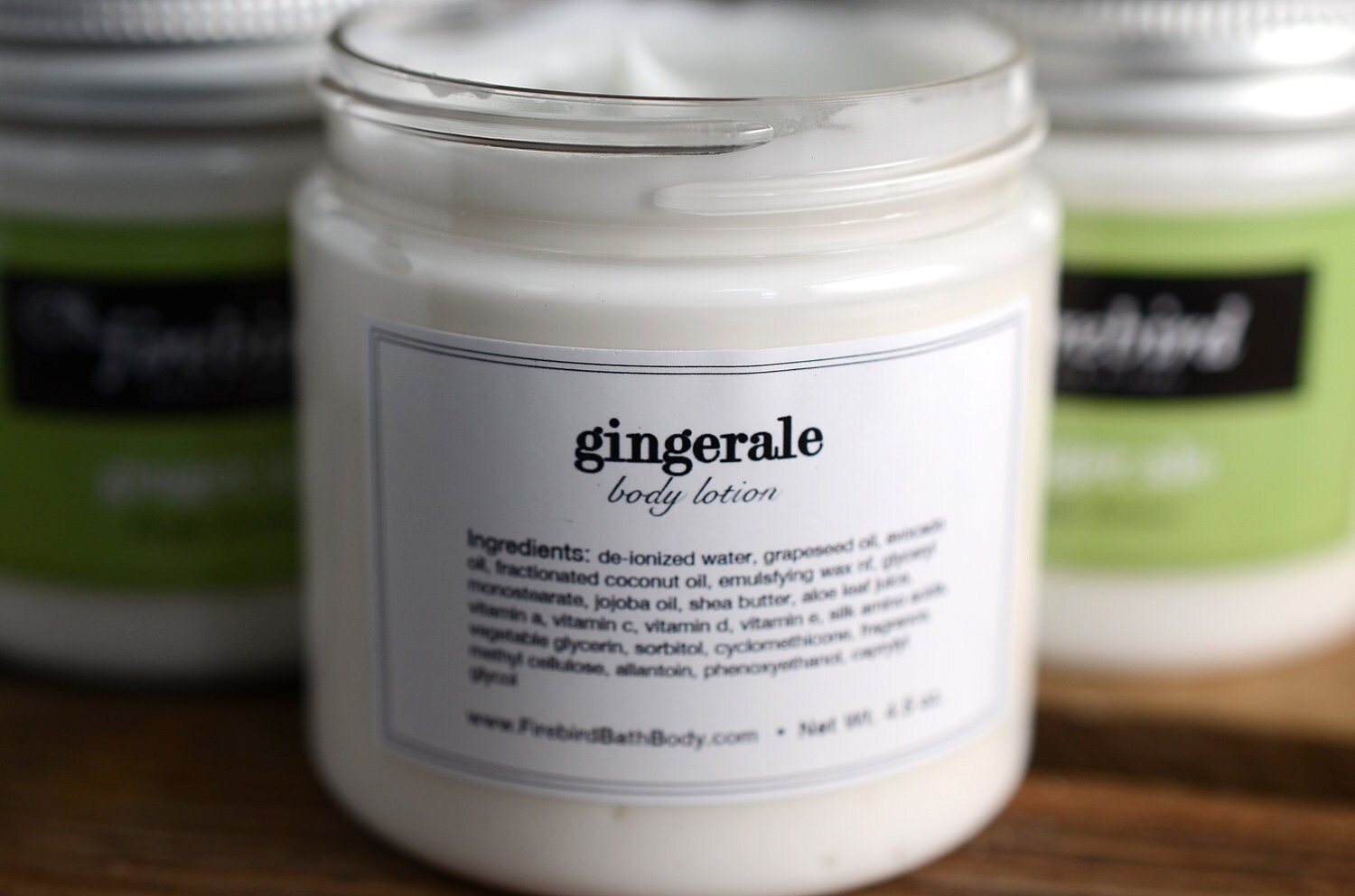 Ginger Ale Body Lotion Avocado and Shea Butter Body Lotion