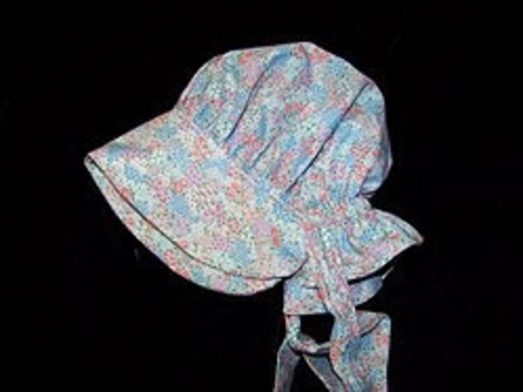 Baby Sun Bonnet pdf pattern and tutorial sizes 1 by civilwarlady