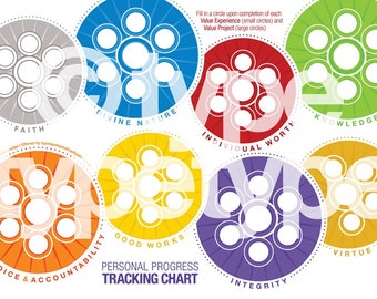 Unique progress chart related items | Etsy