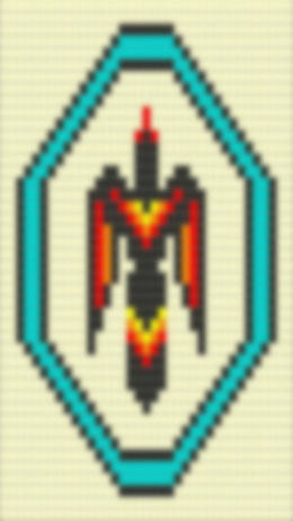 Items similar to Waterbird Loom Beadwork Pattern Native American Design ...