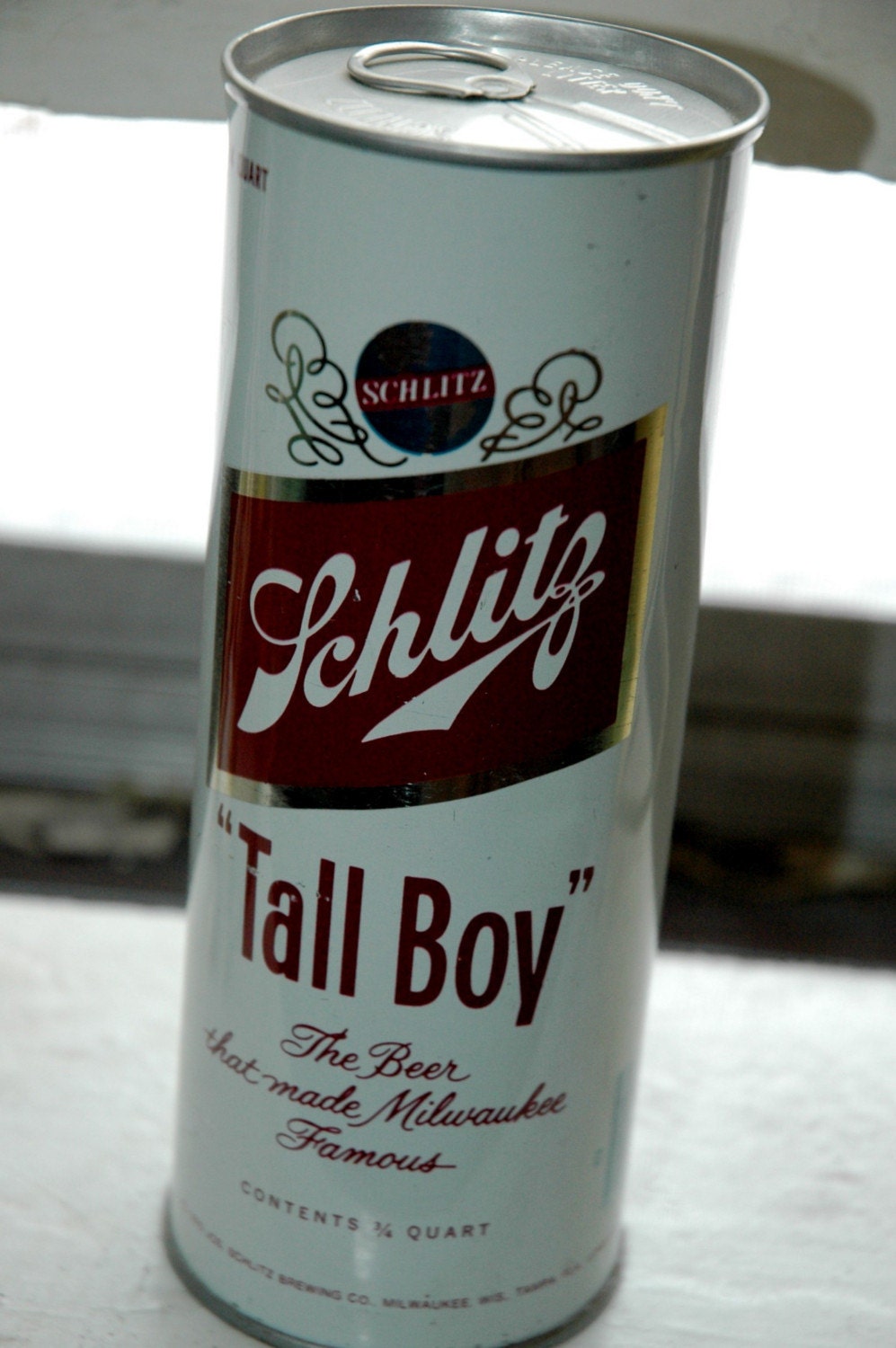 1975 Schlitz Tall Boy Beer Can
