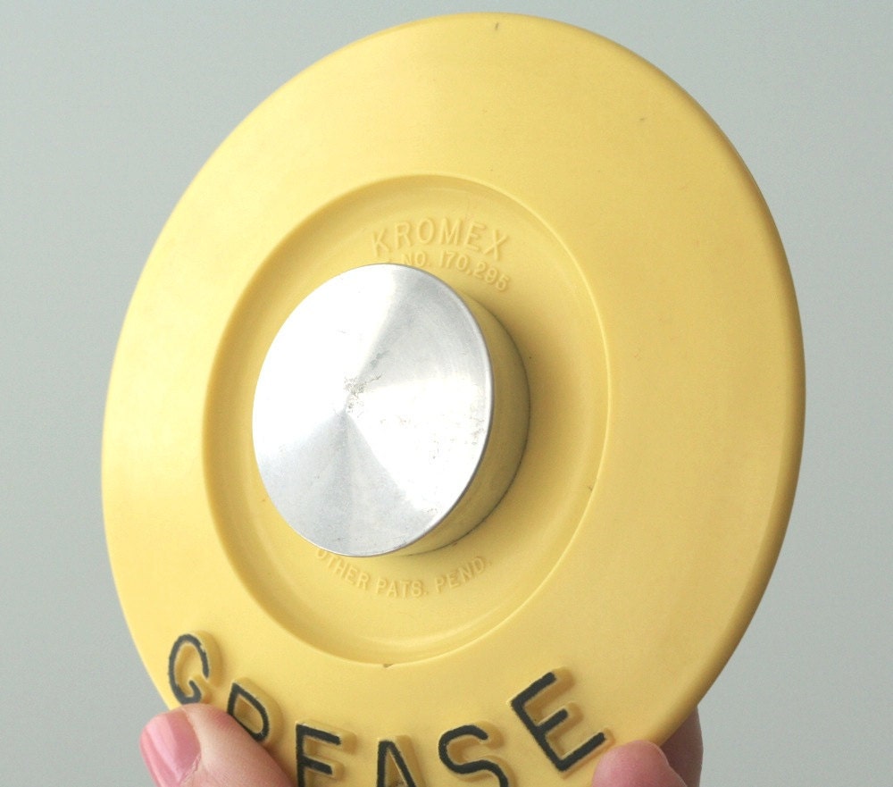 Set of Kromex Yellow Canisters