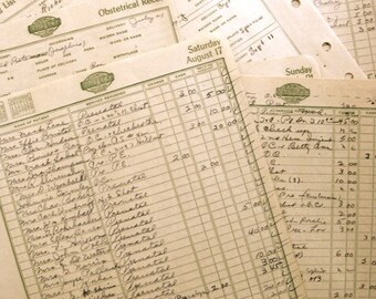 Ledger sheets | Etsy