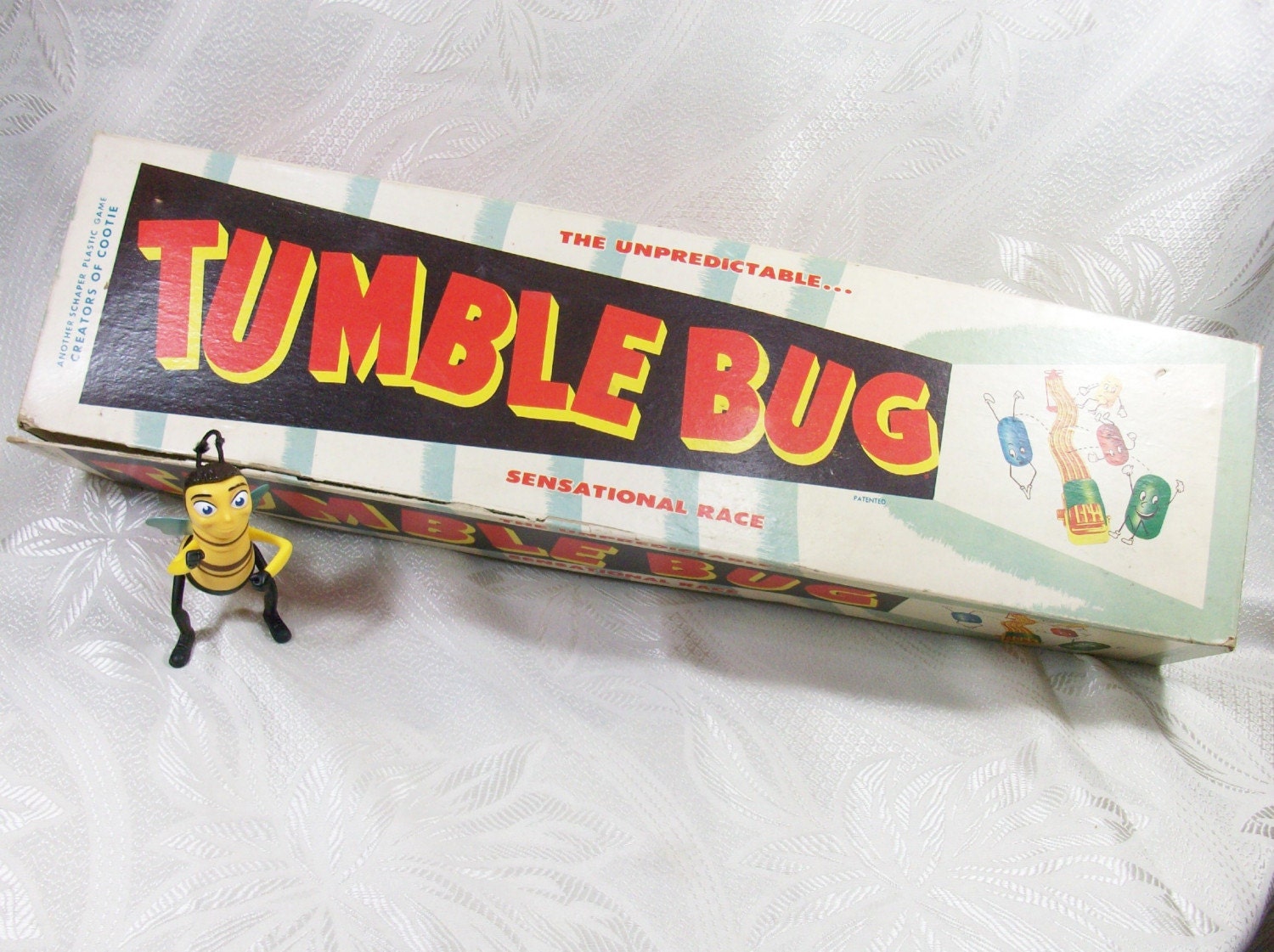 Vintage Tumble Bug Game Toy Original Box