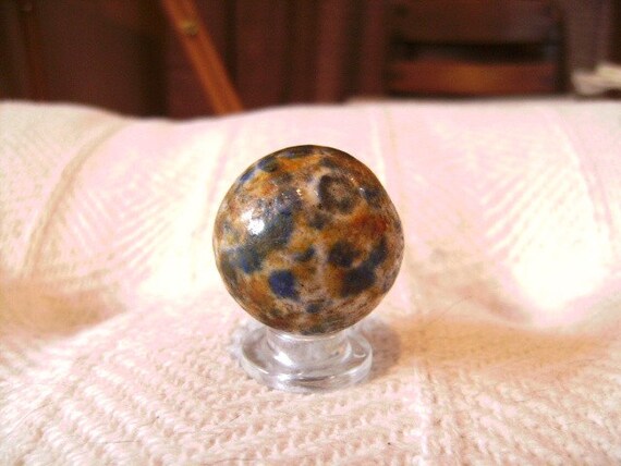 Antique Stoneware Shooter Marble RARE-MINT-BIG