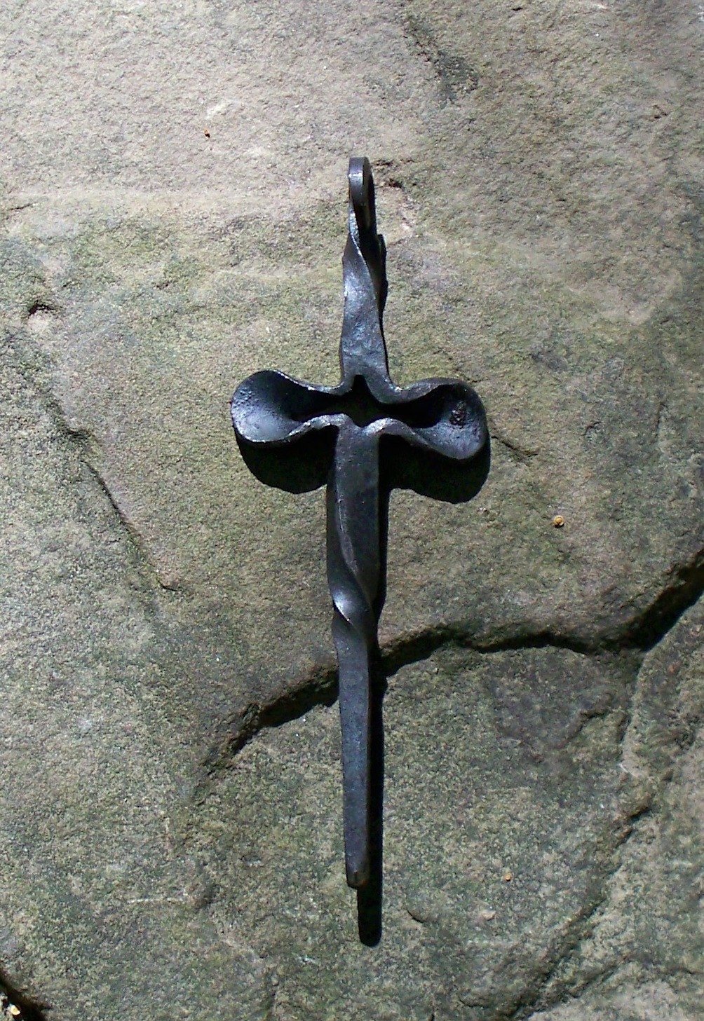 Blacksmith's Cross by craftyapple on Etsy