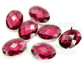 Glass Jewel 15mm Round Faceted Diamond Cut by CanterburyLane