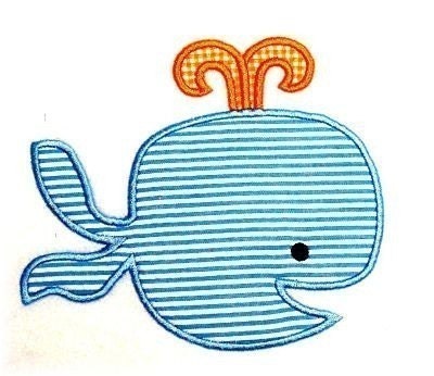 Machine Embroidery Design Whale INSTANT DOWNLOAD by tmmdesigns